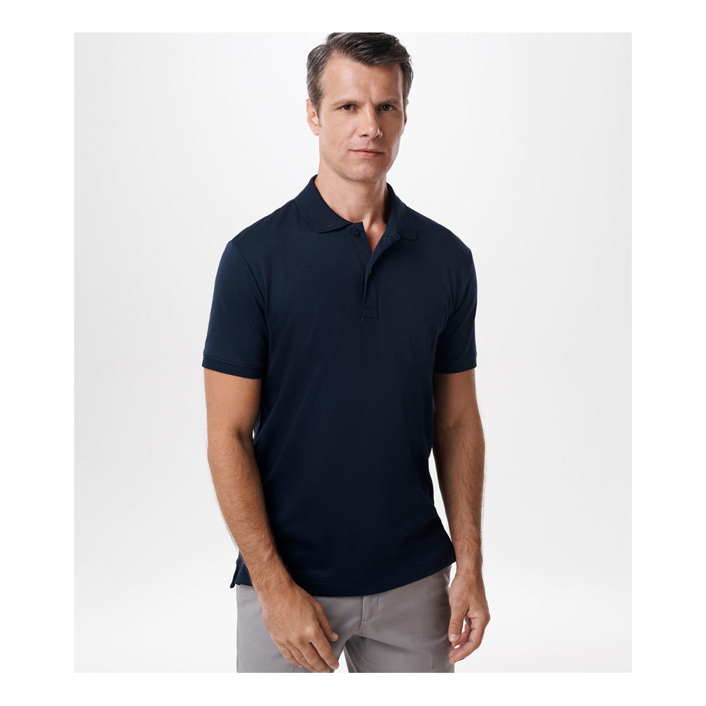 POLO PIMA CLÁSSICA AZUL ESCURO RICARDO ALMEIDA